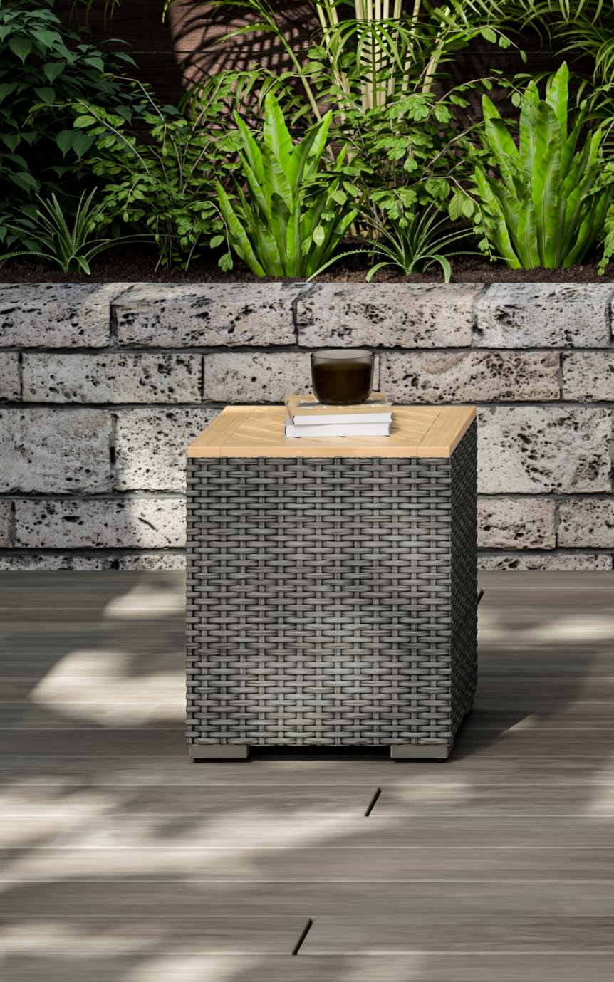 Snapklik.com : Homestyles Boca Raton Outdoor Side Table