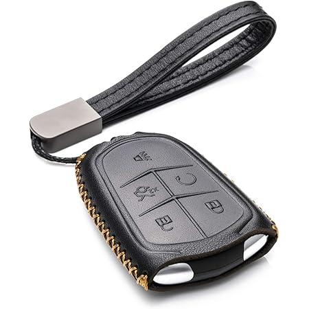 Amazon.com: Vitodeco Genuine Leather Smart Key Fob Case with Leather ...