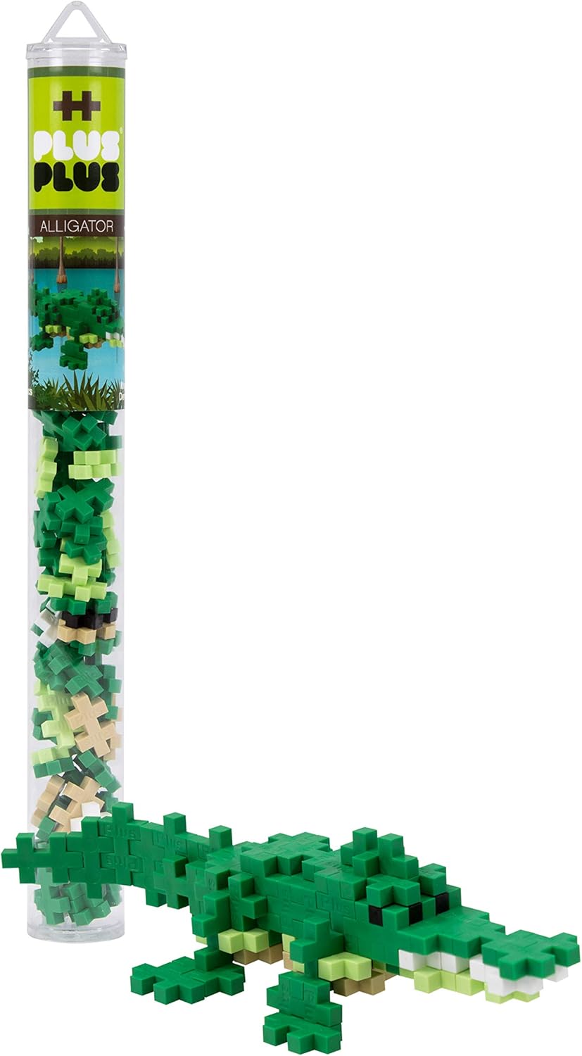 Amazon.com: PLUS PLUS – Mini Maker Tube – Alligator – 70 Piece ...