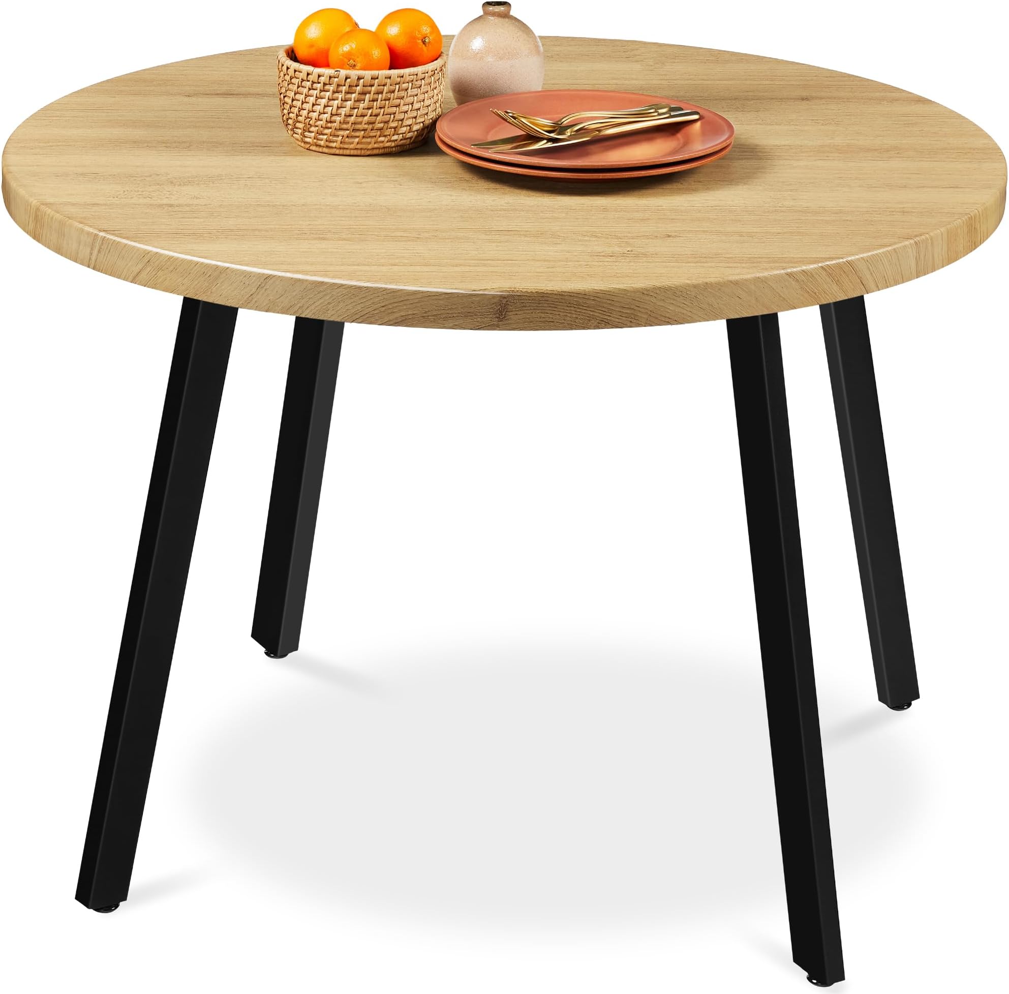 Amazon.com - Unovivy 31.5" Round Dining Table for 2-4 People, Modern ...