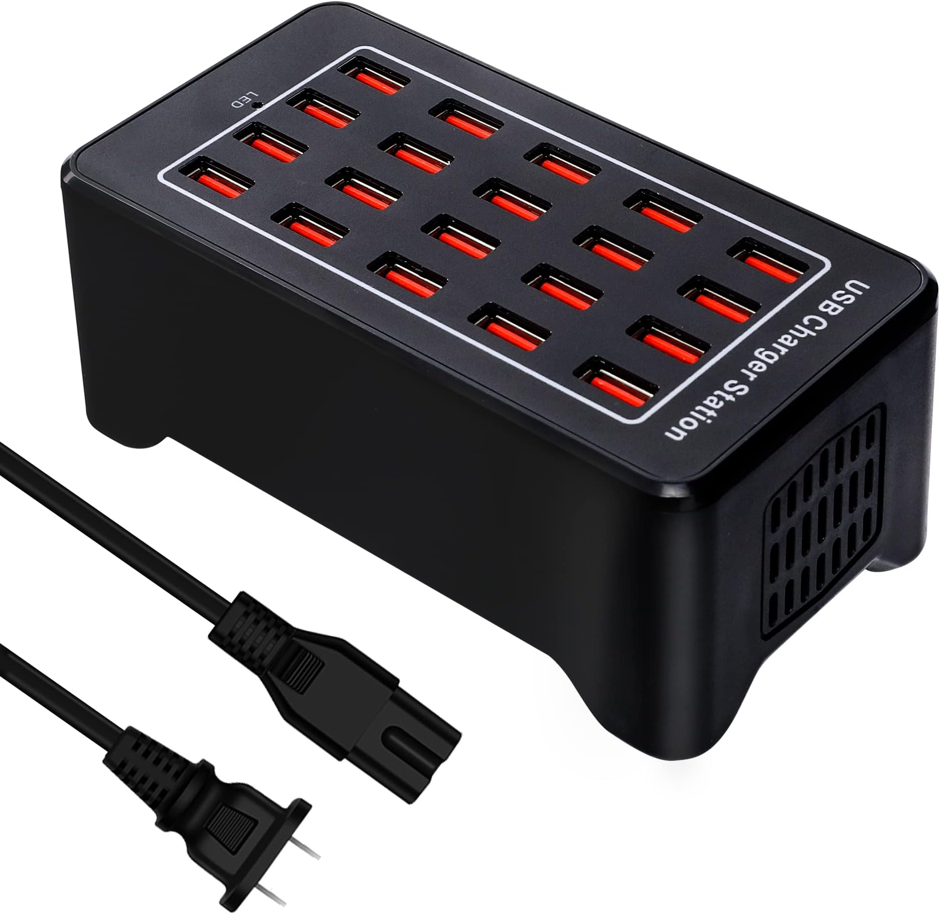 Amazon.com: 20-Port Desktop USB Charging Station - 100W Multi-Function ...