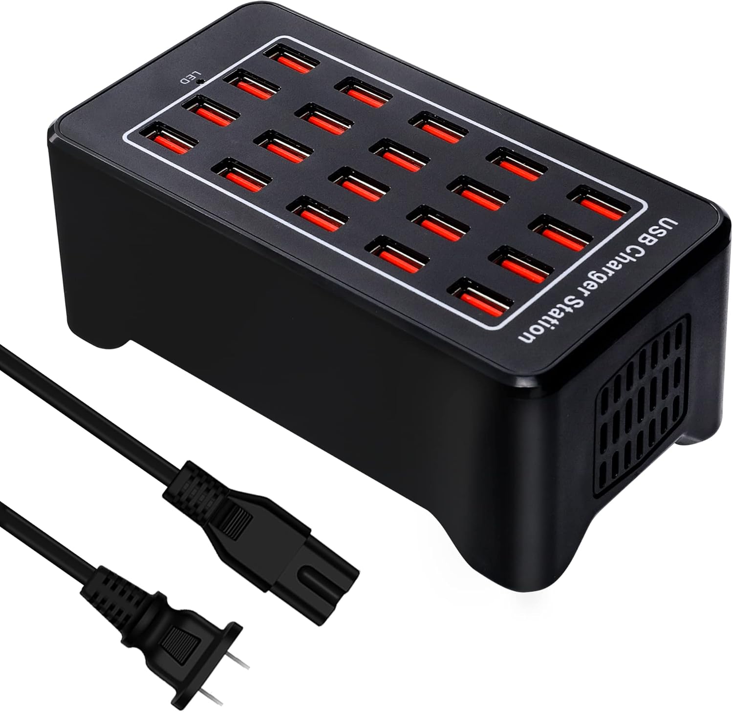Amazon.com: 20-Port Desktop USB Charging Station - 100W Multi-Function ...