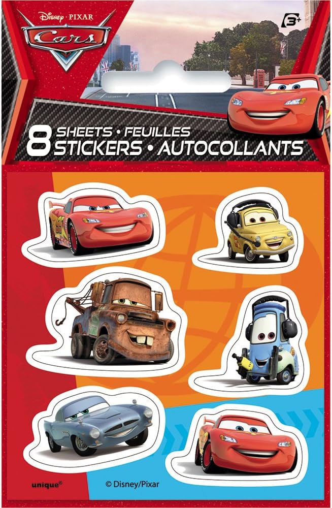 Amazon.com: Disney Cars Stickers and Activity Book Bundle (Over 1000 ...