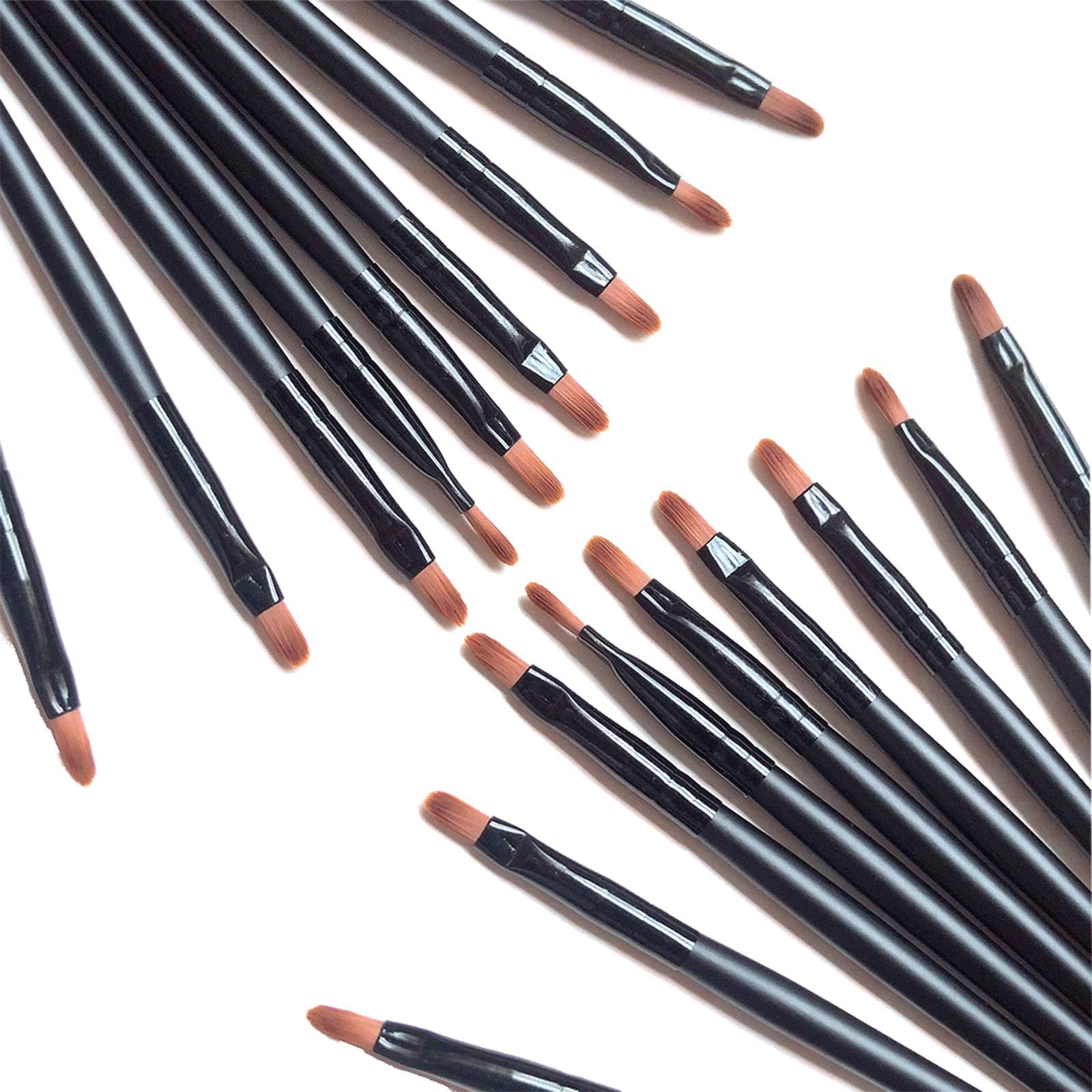 Amazon.com: 100 Pieces Disposable Lip Brushes Multifunctional Beauty Makeup Brush Lipstick Gloss ...