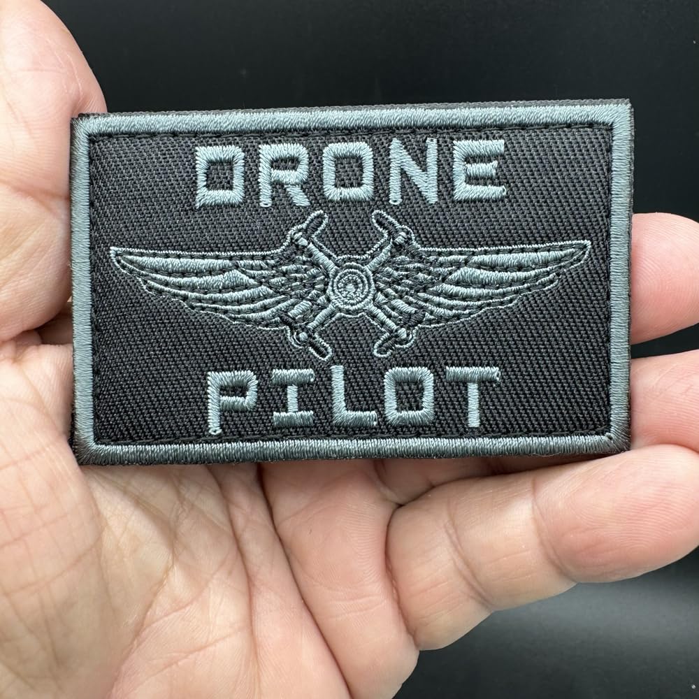 Police Drone Unit Patch: Generic Charcoal Tactical Drone Pilot Review ...
