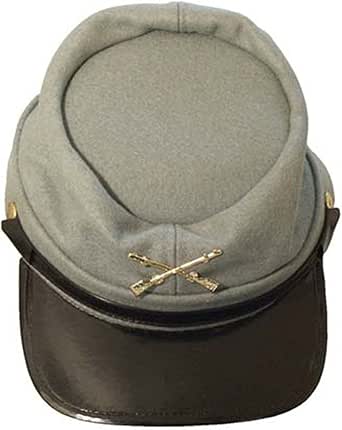 Amazon.com: us relic Civil War Army hat Lined Keppie Cap (Medium ...