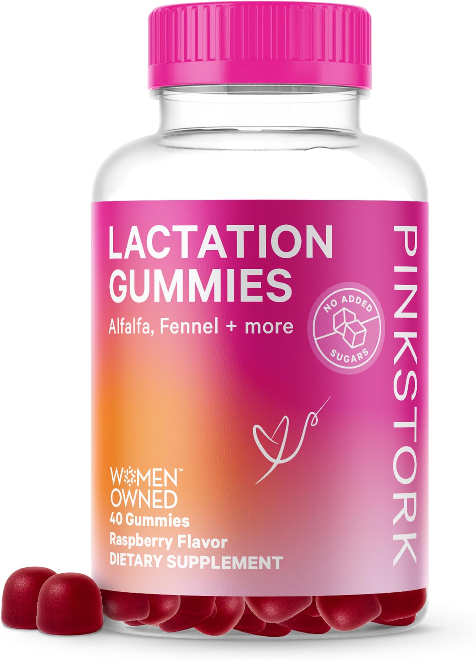 Amazon.com: Pink Stork Lactation Supplement Gummies - Support Breast ...