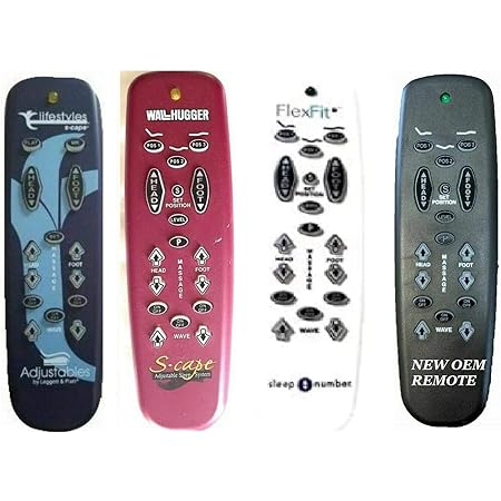 Amazon.com: Leggett & Platt Adjustable Bed Replacement Remotes, All ...