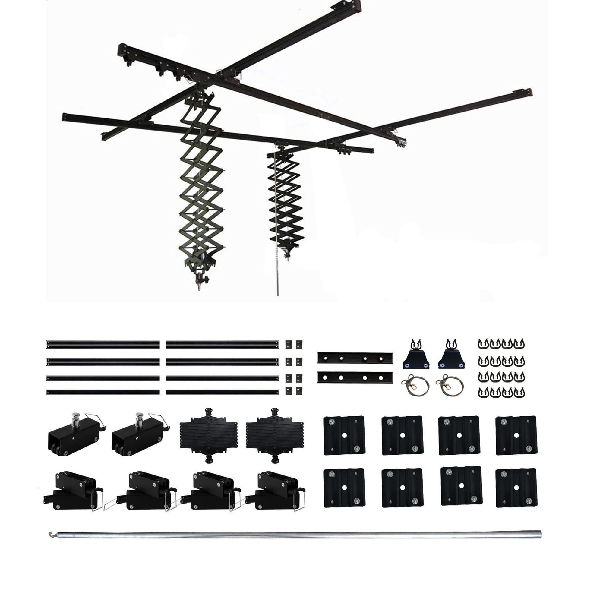 Buy 158" x 158"Studio Photography Pantograph Ceiling Rail System 43 ...