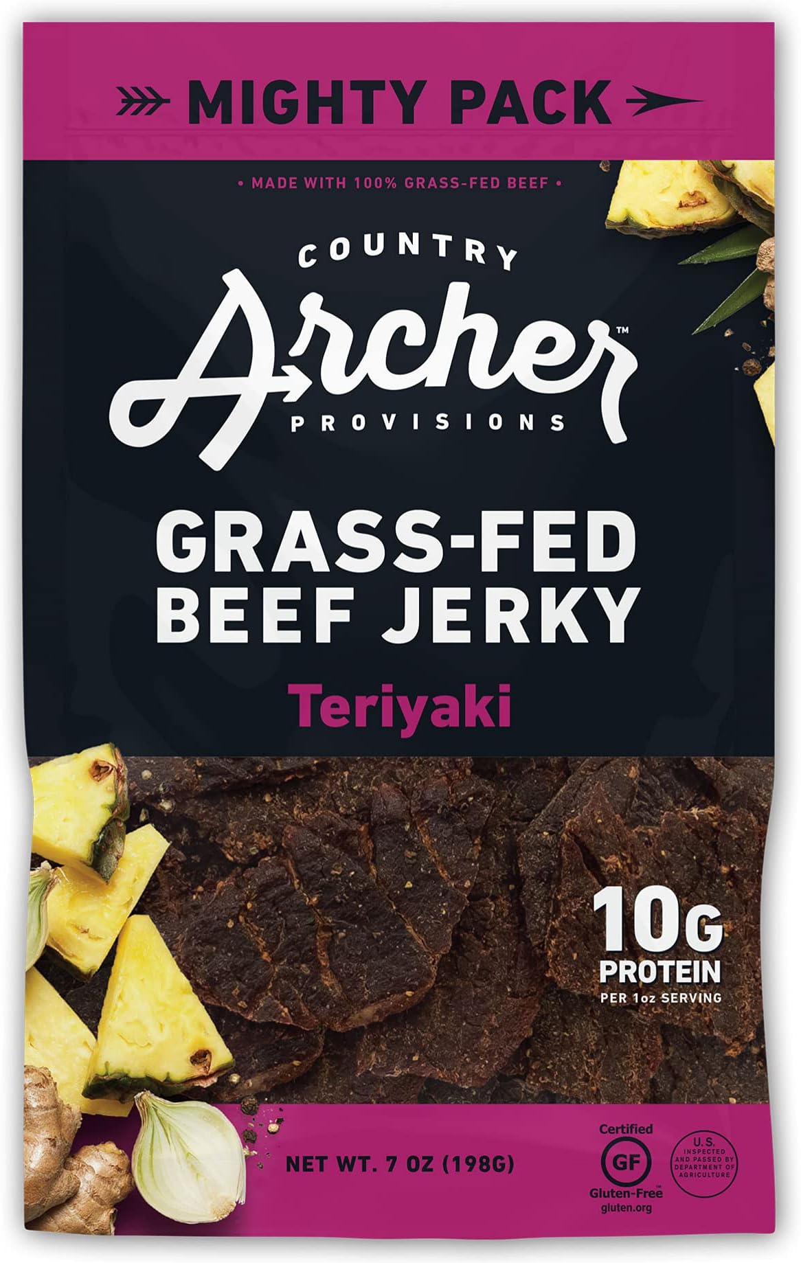 Amazon.com : Country Archer, Beef Jerky, Original, 2.5 Oz : Everything Else