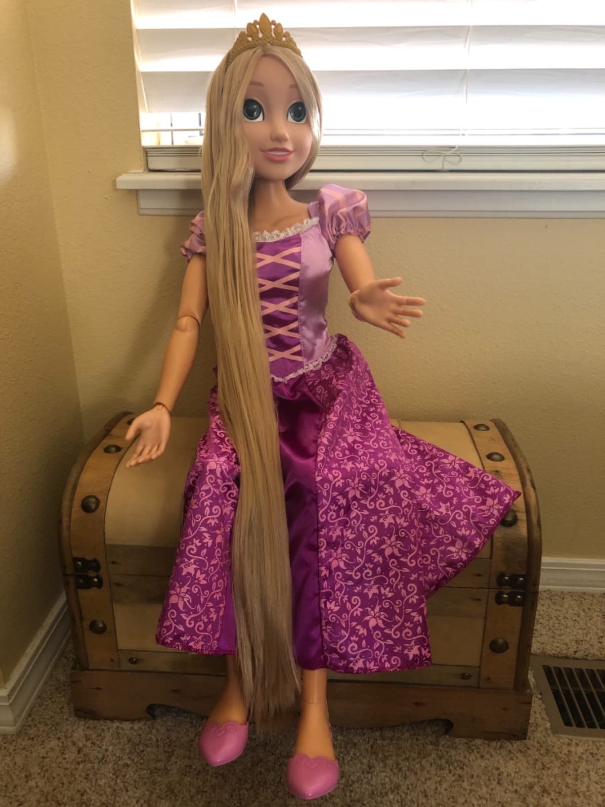 $20/mo - Finance Disney Princess Rapunzel Doll Playdate 32” Tall ...