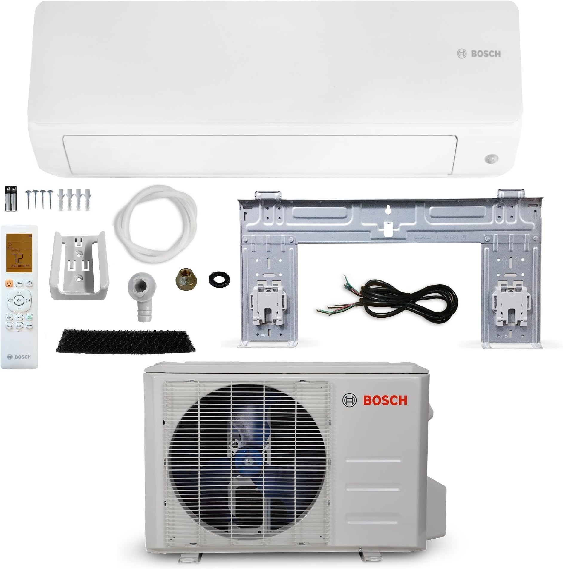 Amazon.com: Bosch Pro Pack Single Zone 12000-BTU 22.7 SEER Ductless ...