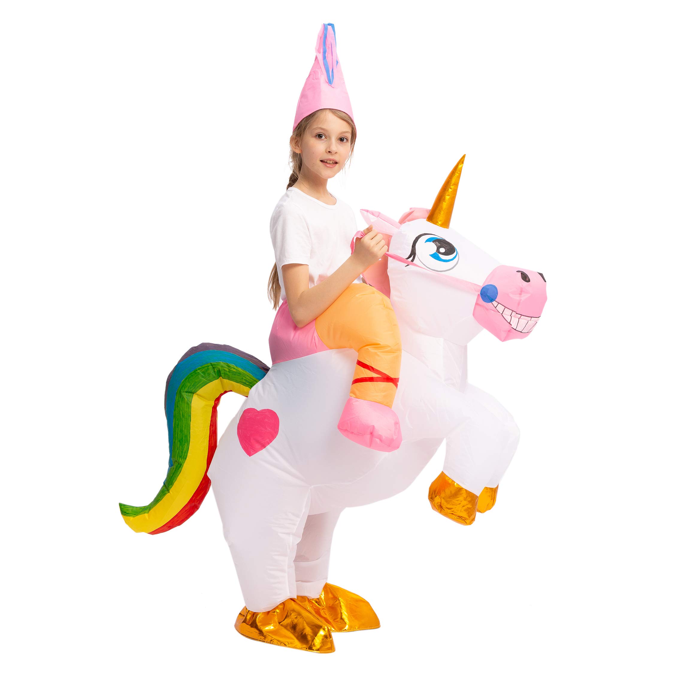 Buy Spooktacular Creations Inflatable Costume Unicorn Riding a Unicorn ...