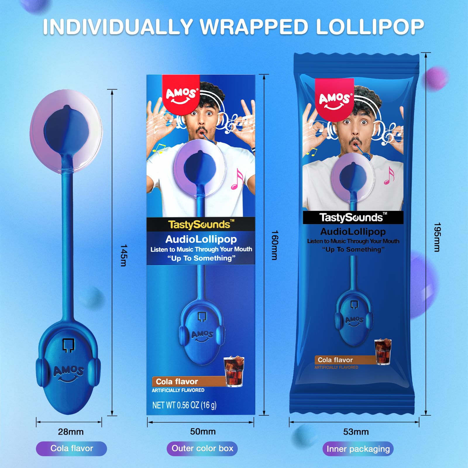 Snapklik.com : Amos Music Lollipop Candy Suckers, Audio Singing ...