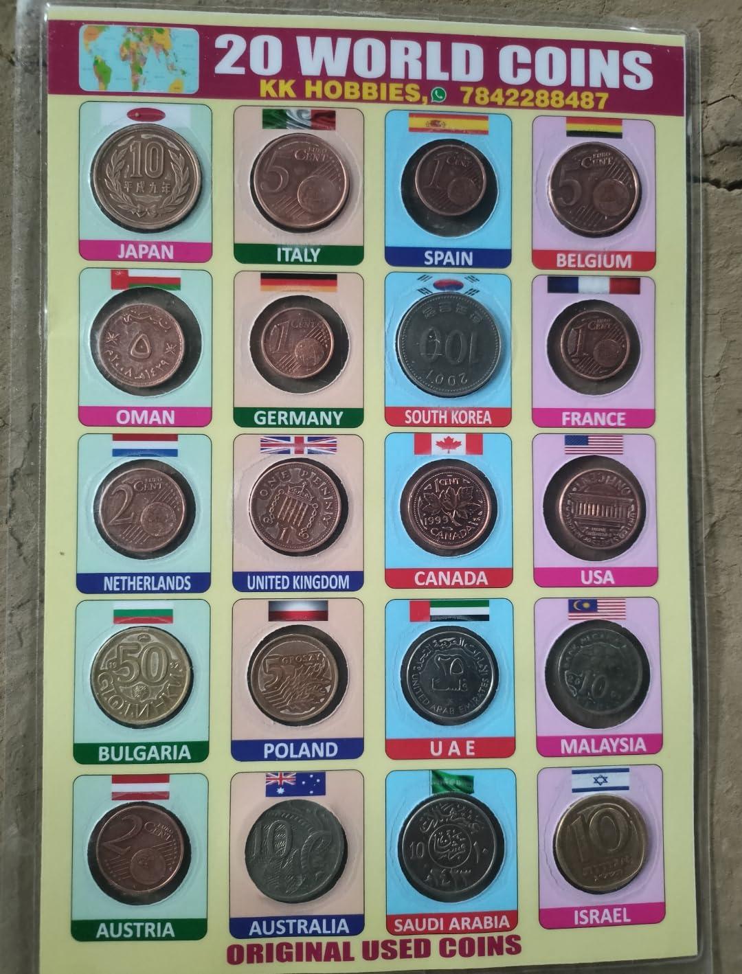 20 Different World Coins Set : Amazon.in: Toys & Games