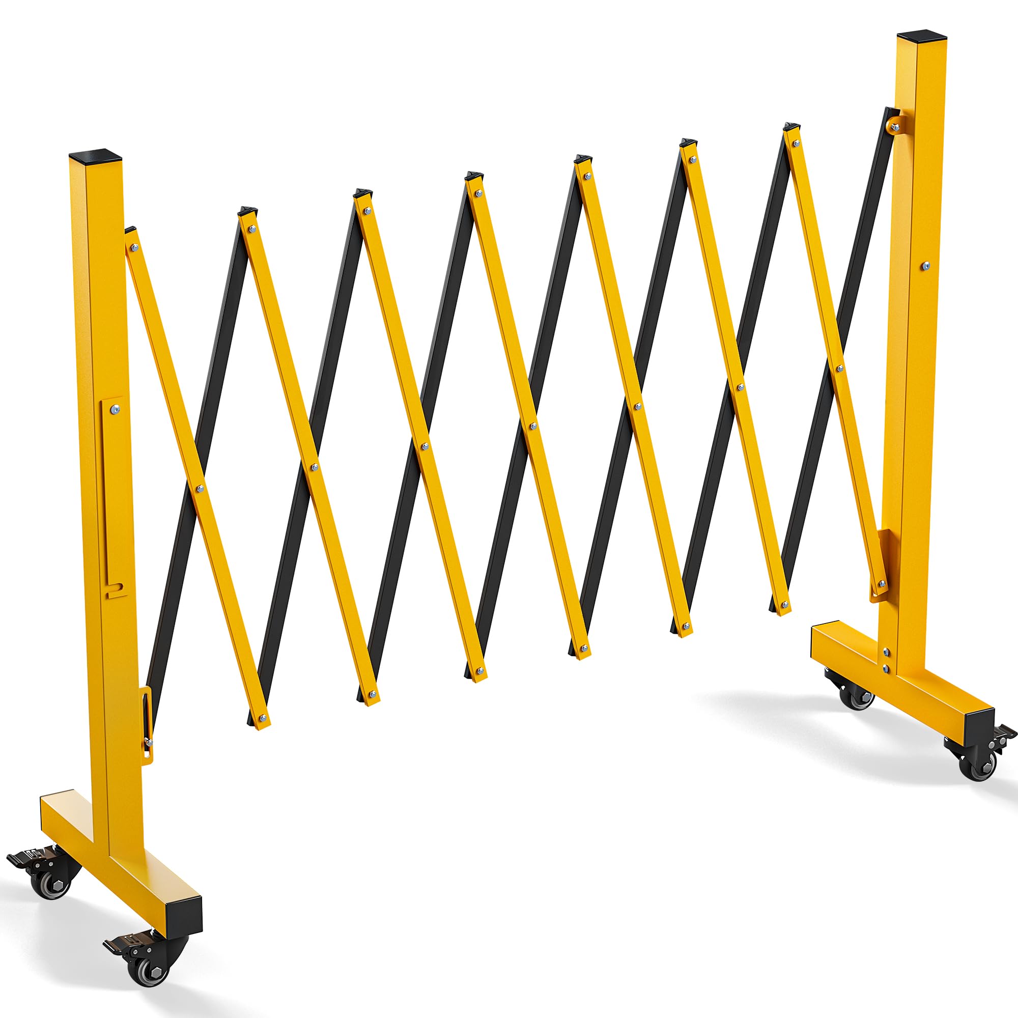 Snapklik.com : YITAHOME Metal Expandable Mobile Barricade, 8FT Folding ...