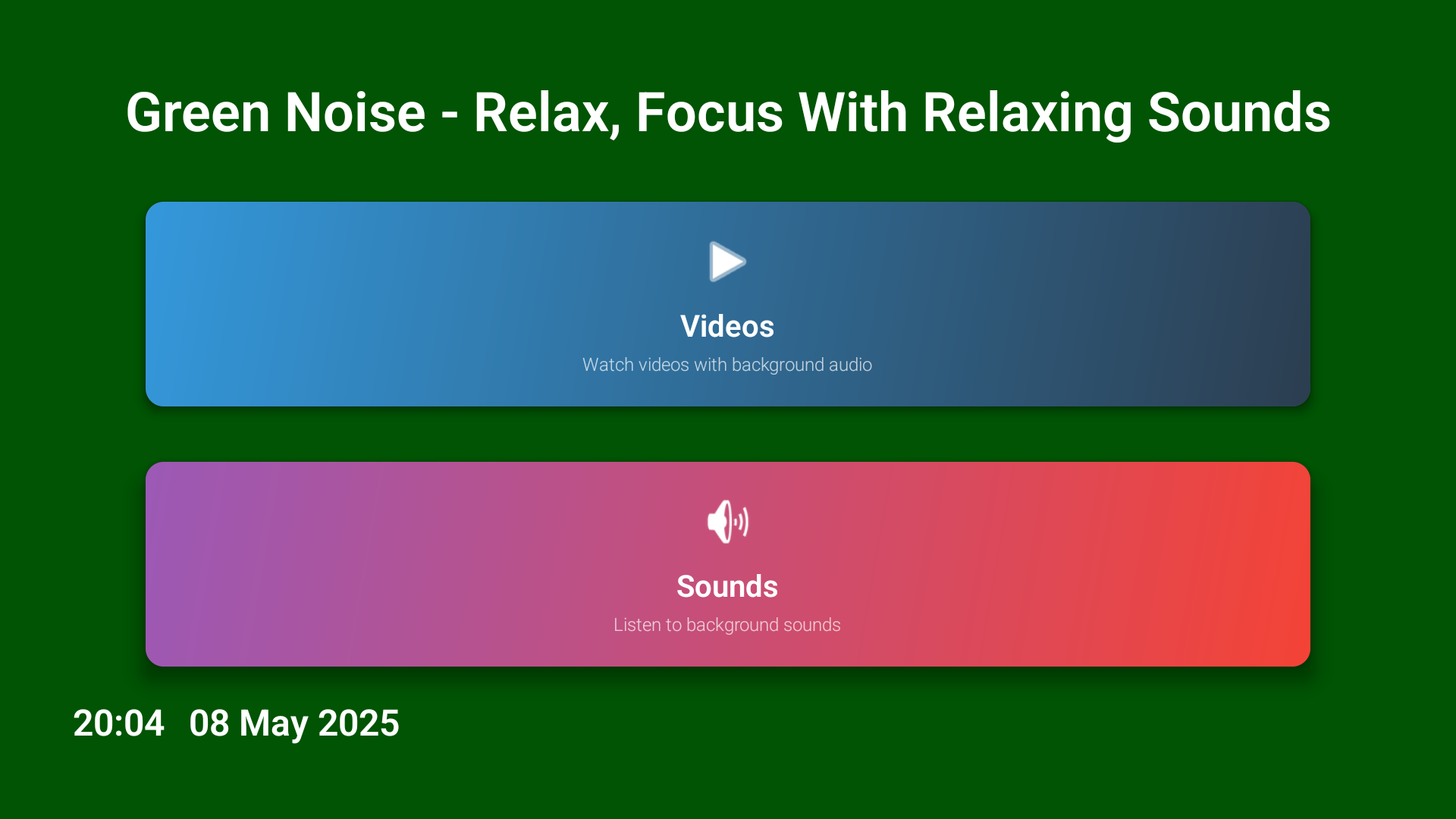Green Noise - Relax, Focus & Sleep Better With Sleep Timer Green Noise ...