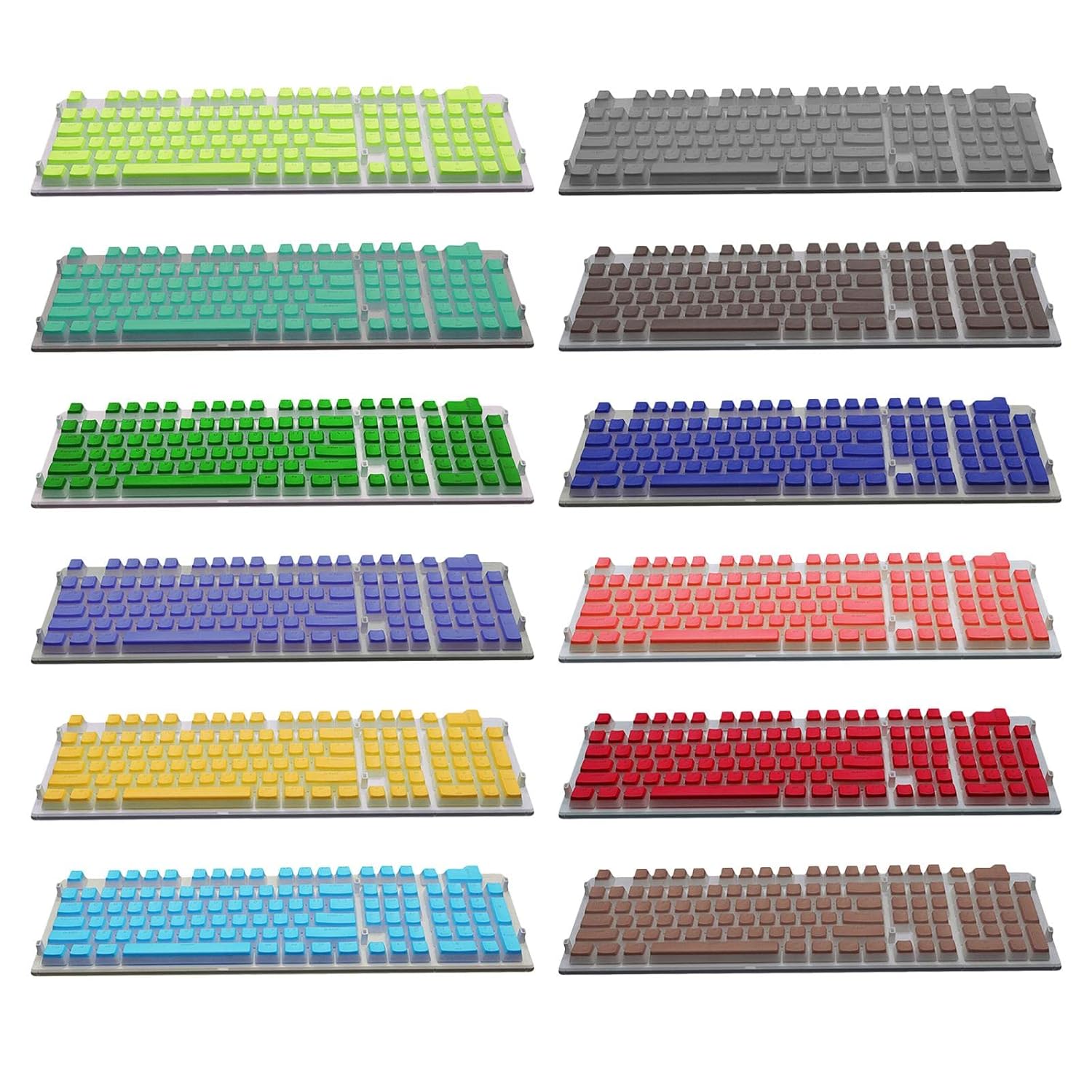 Amazon.in: Buy 108 Keys Double Shot Pudding Keycaps DIY for Cherry MX ...