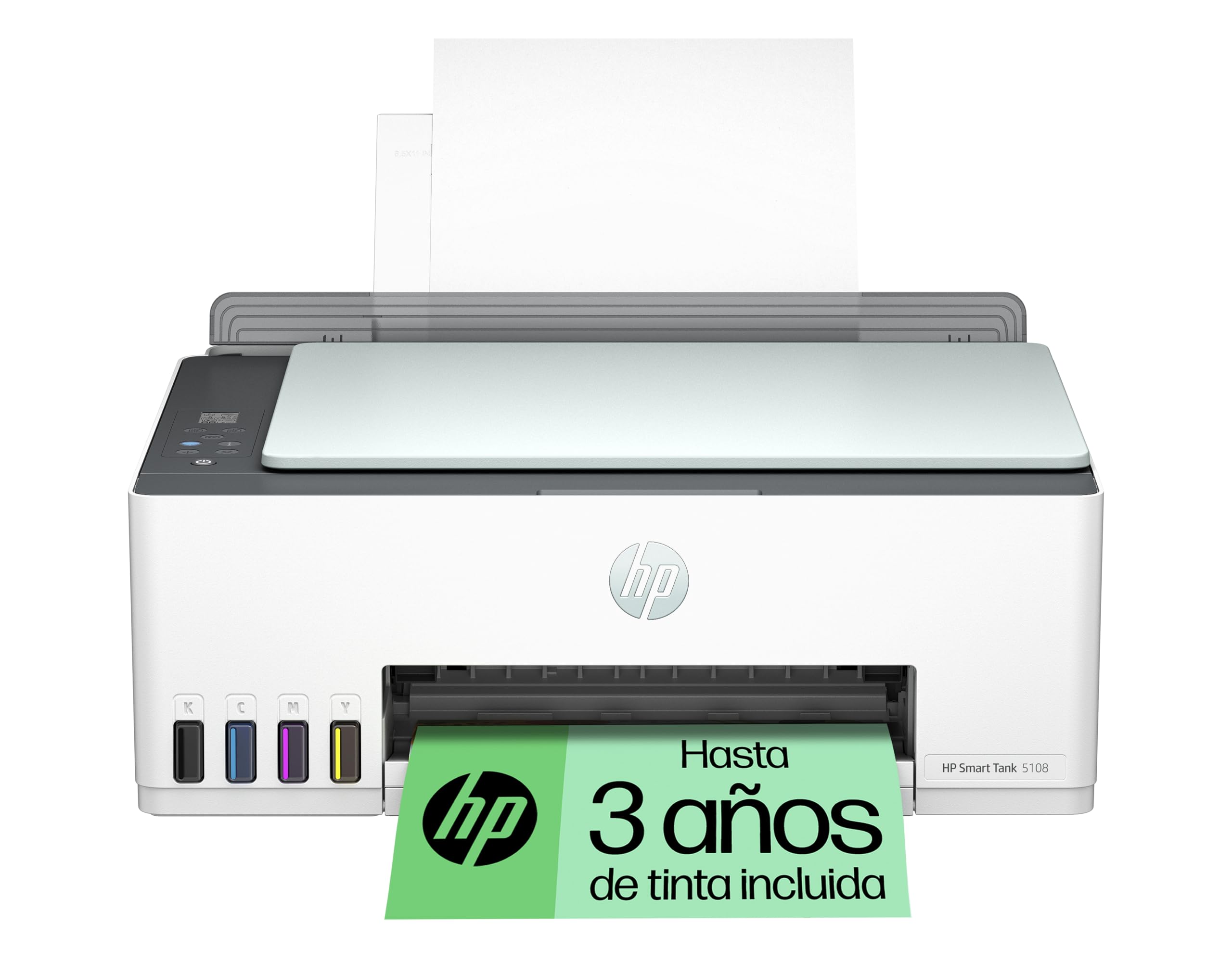 Impresora Multifunción Tinta HP Smart Tank 5108 Wi-Fi, con depósito ...