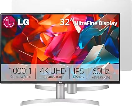 Amazon.com: LG 32 Inch Ultrafine IPS 4K UHD Monitor, Widescreen, AMD ...