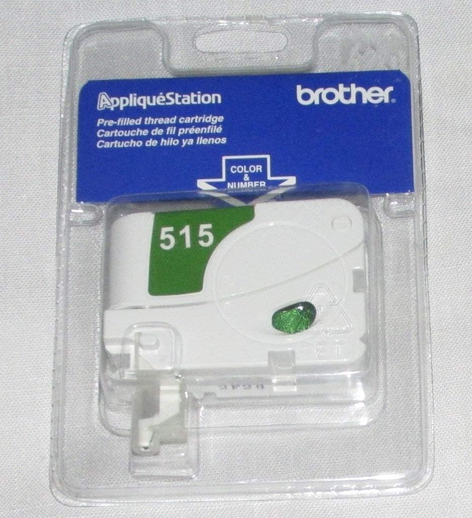 Amazon.com: Brother Applique Station Pre-Filled Thread Cartridge 515 GREEN