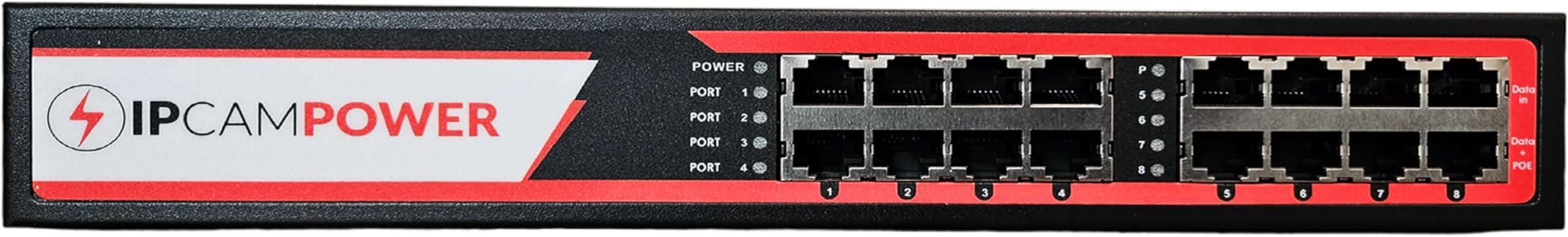Amazon.com: IPCamPower 8 Port 802.3bt POE++ Extreme Power POE Injector ...