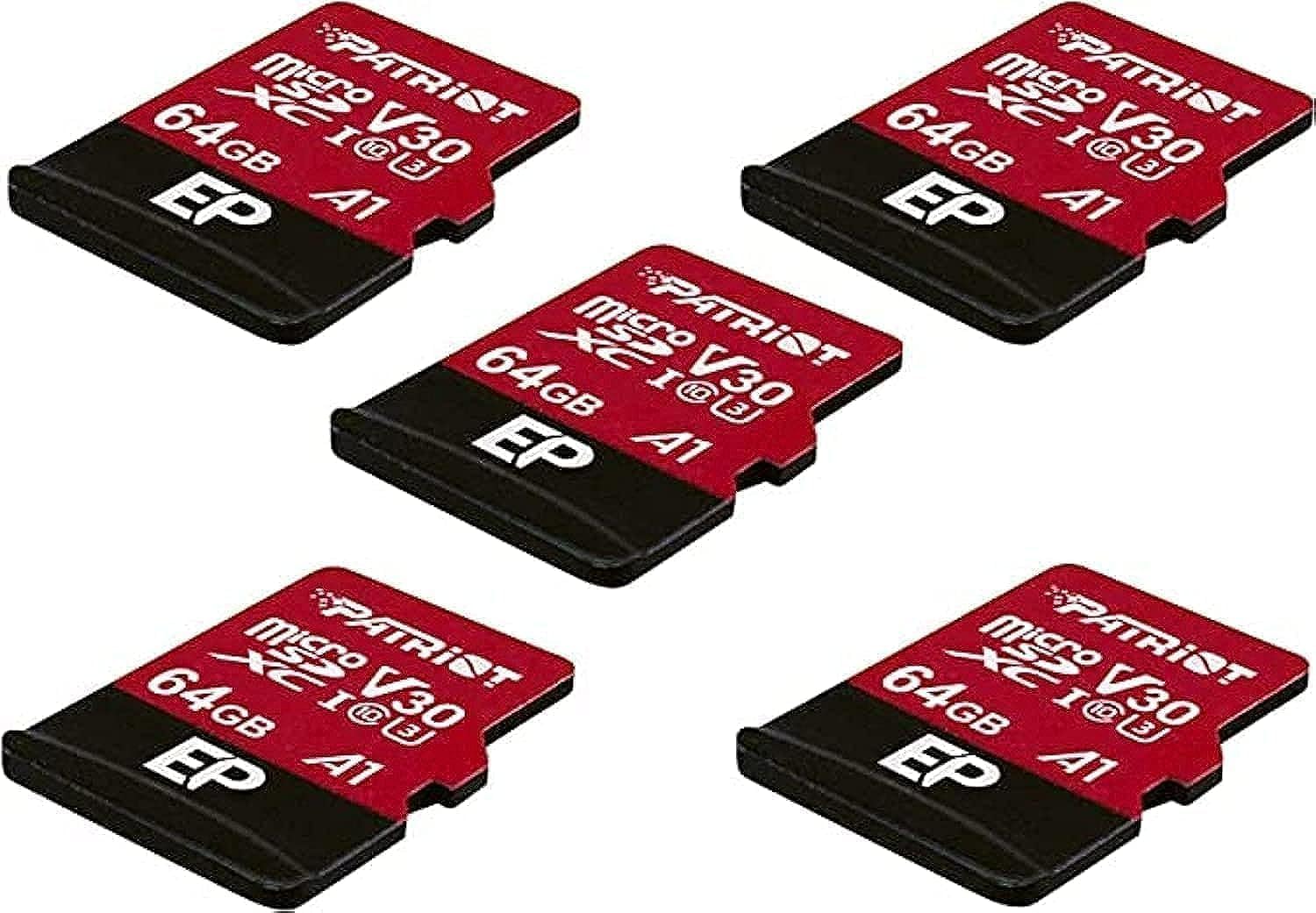 Patriot 64GB A1 / V30 Micro SD Card for Android Phones and Tablets, 4K ...