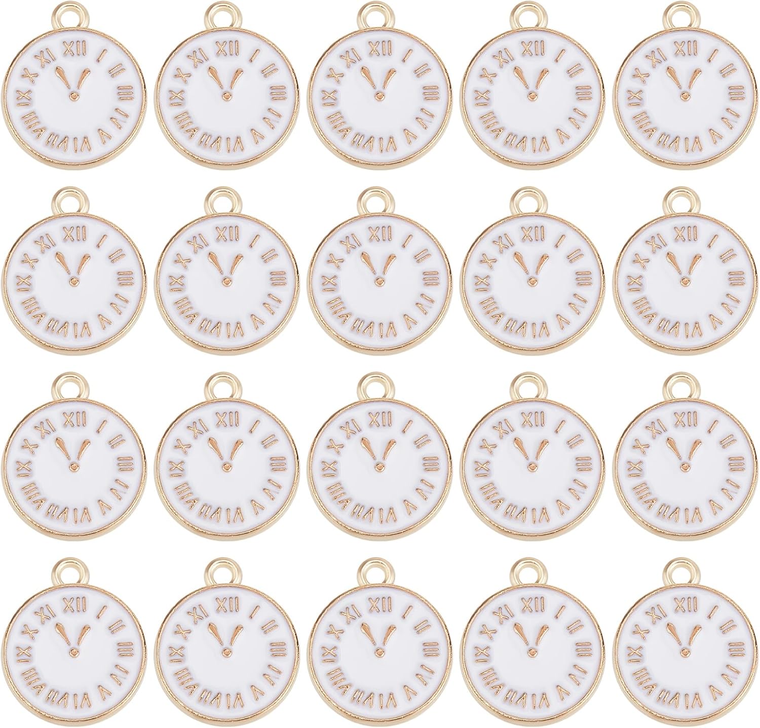 Amazon.com: SUNNYCLUE 1 Box 40Pcs Clock Charms Bulk Mini Clock Charms ...