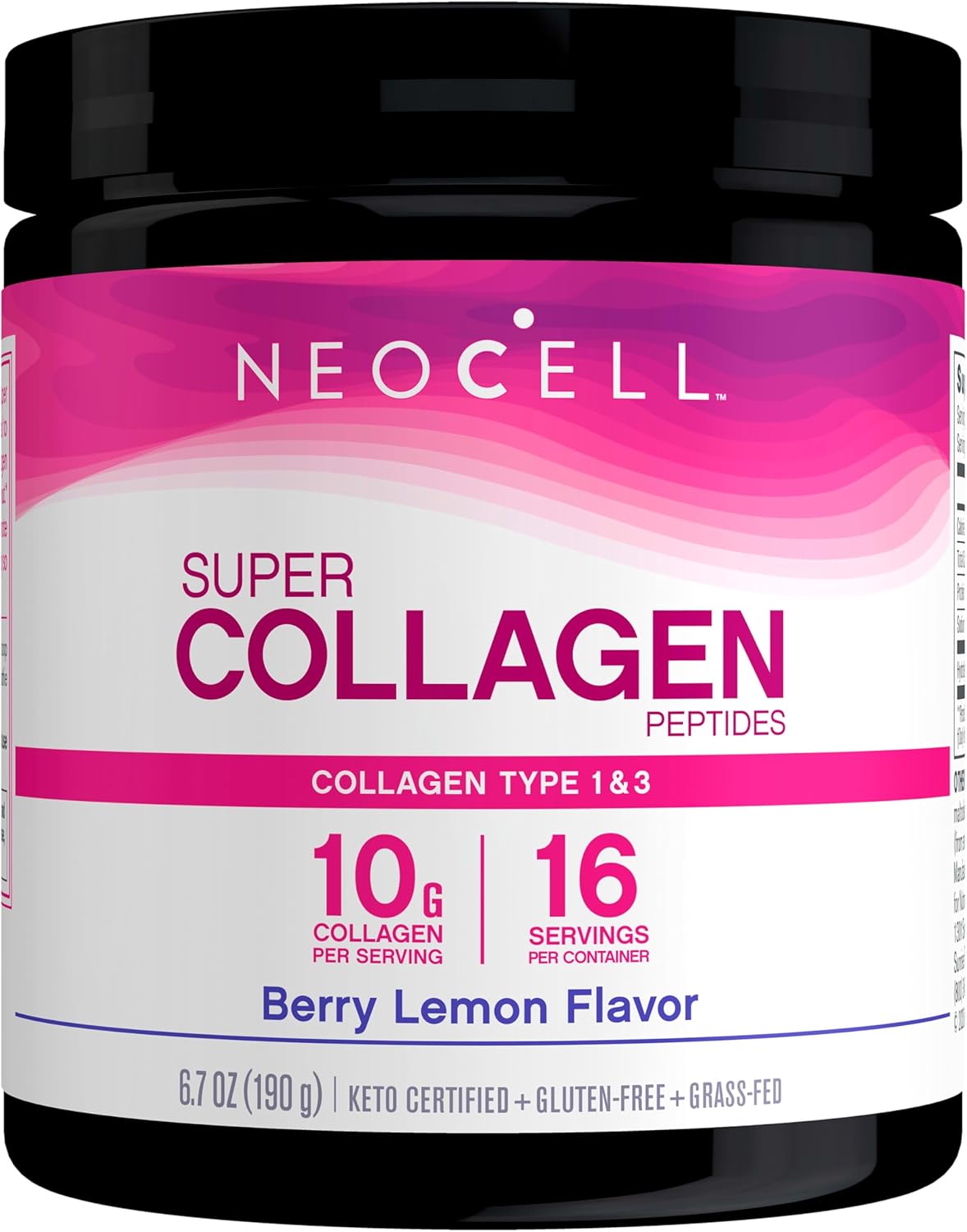Amazon.com: NeoCell Super Collagen Peptides, 10g Collagen Peptides per ...