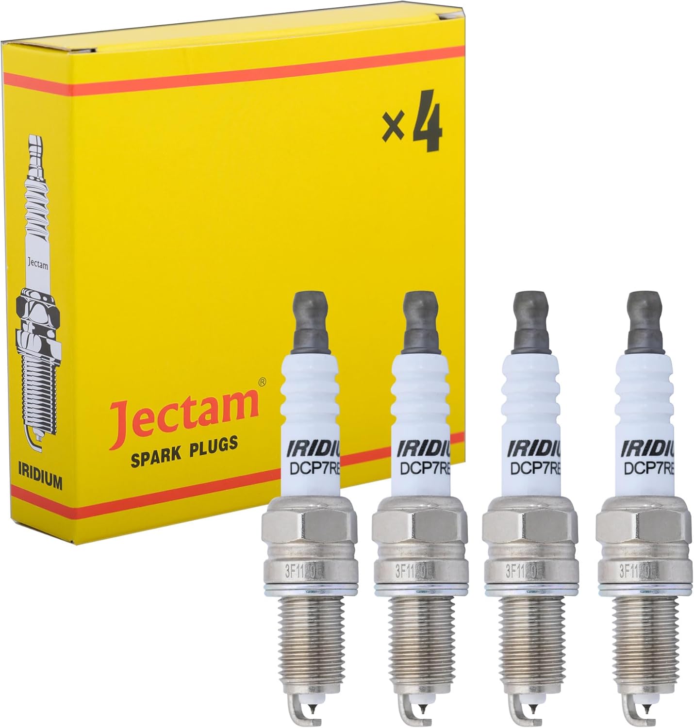 Amazon.com: Jectam Iridium Spark Plugs DCPR7EIX 6046 Motorcycle ...