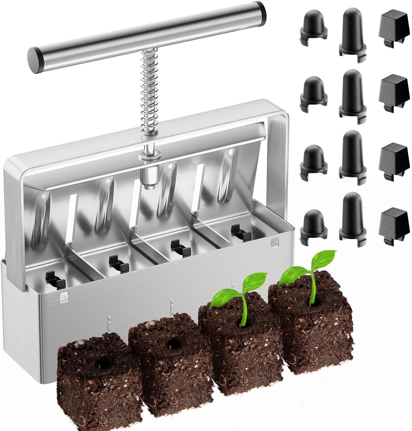 Amazon.com : Fiskars Soil Block Maker for Garden Seeds with Natural Air ...