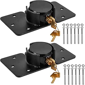 BEVISKkki 2 Pack Van Door Locks Keyed Alike, Heavy Duty Puck Lock for ...