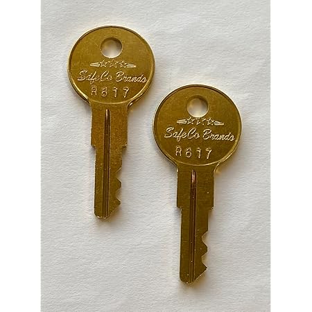 Husky Lock Key, 2 Husky B01 Keys (B01), Brass, New and Replaceable Keys ...