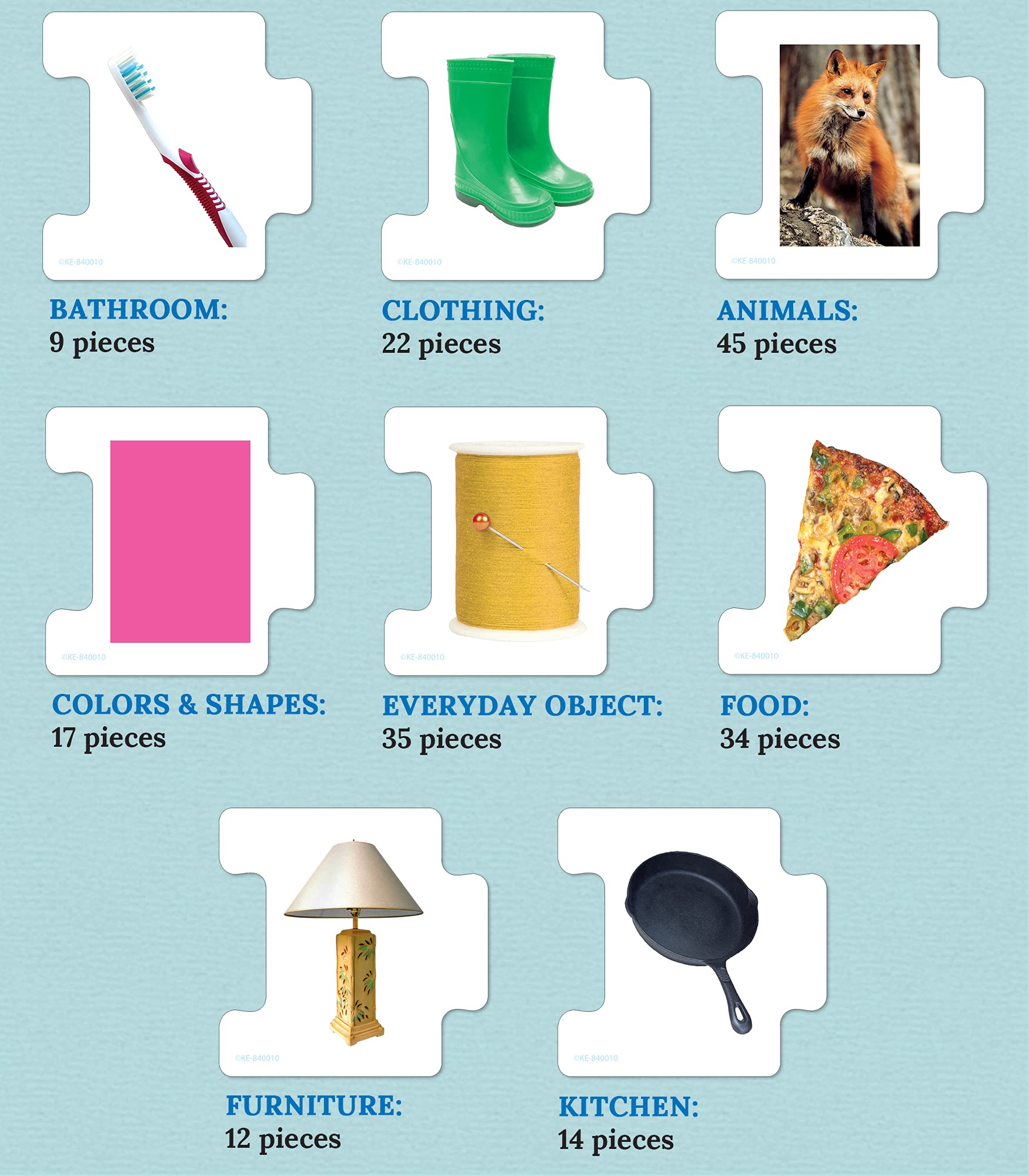 Buy Key Education Big Box of Sorting & Classifying Puzzles—Colorful ...