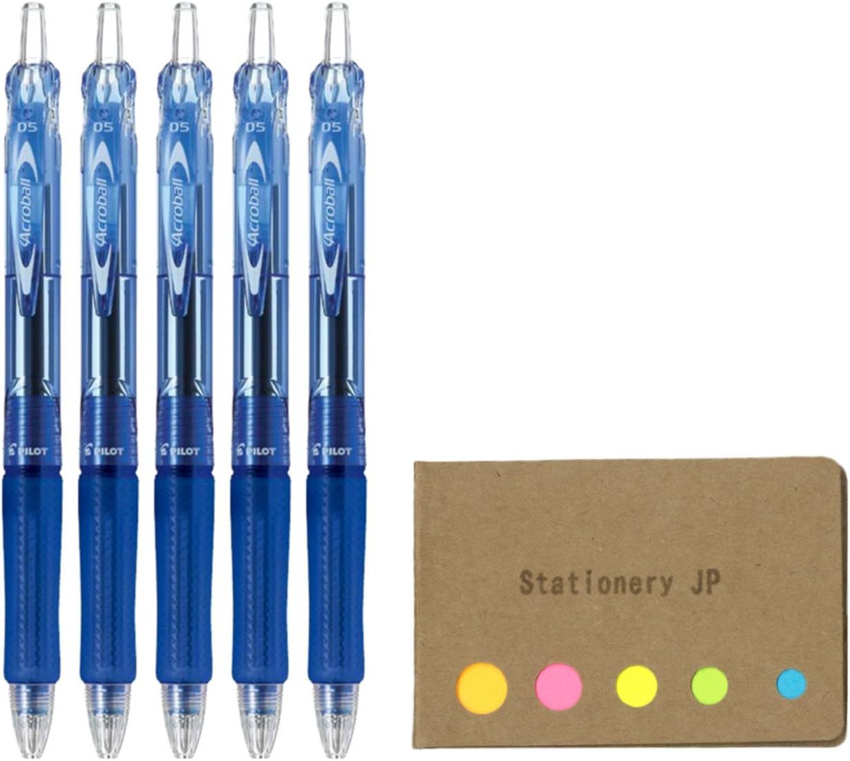 Amazon.com : Pilot 4 Colors Ballpoint Pen Acroball 4 Extra Fine Black ...