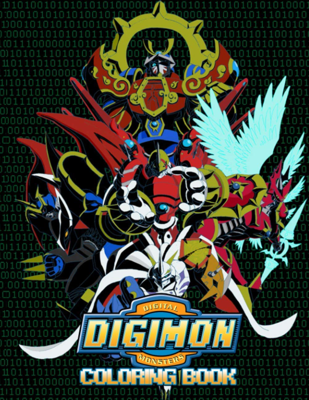 Buy Digimon Coloring Book: Read-To-Color Anime & Manga Illustrations ...