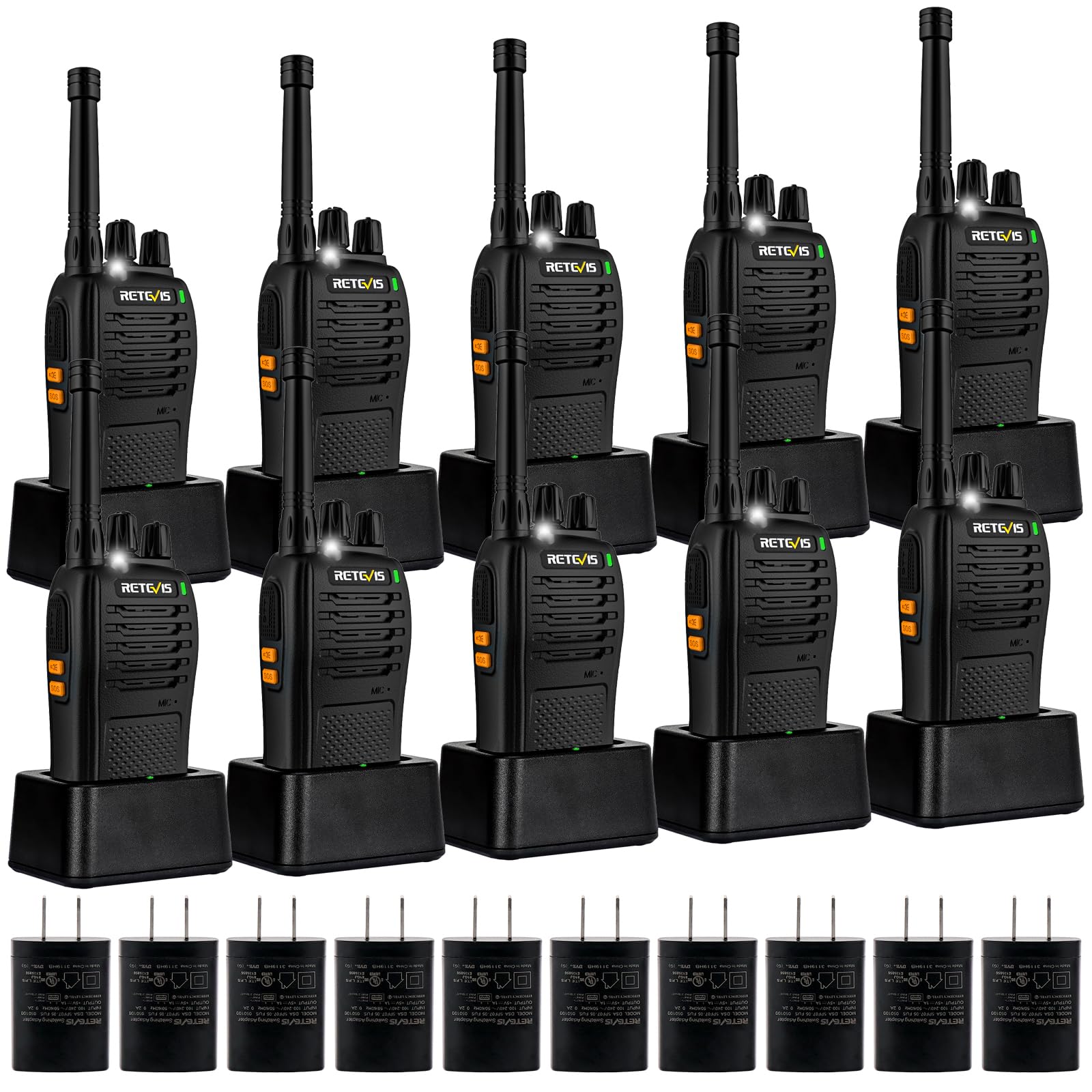 Amazon.com: Retevis RB68 Radios Walkie Talkies, New Version of H-777, 2 ...