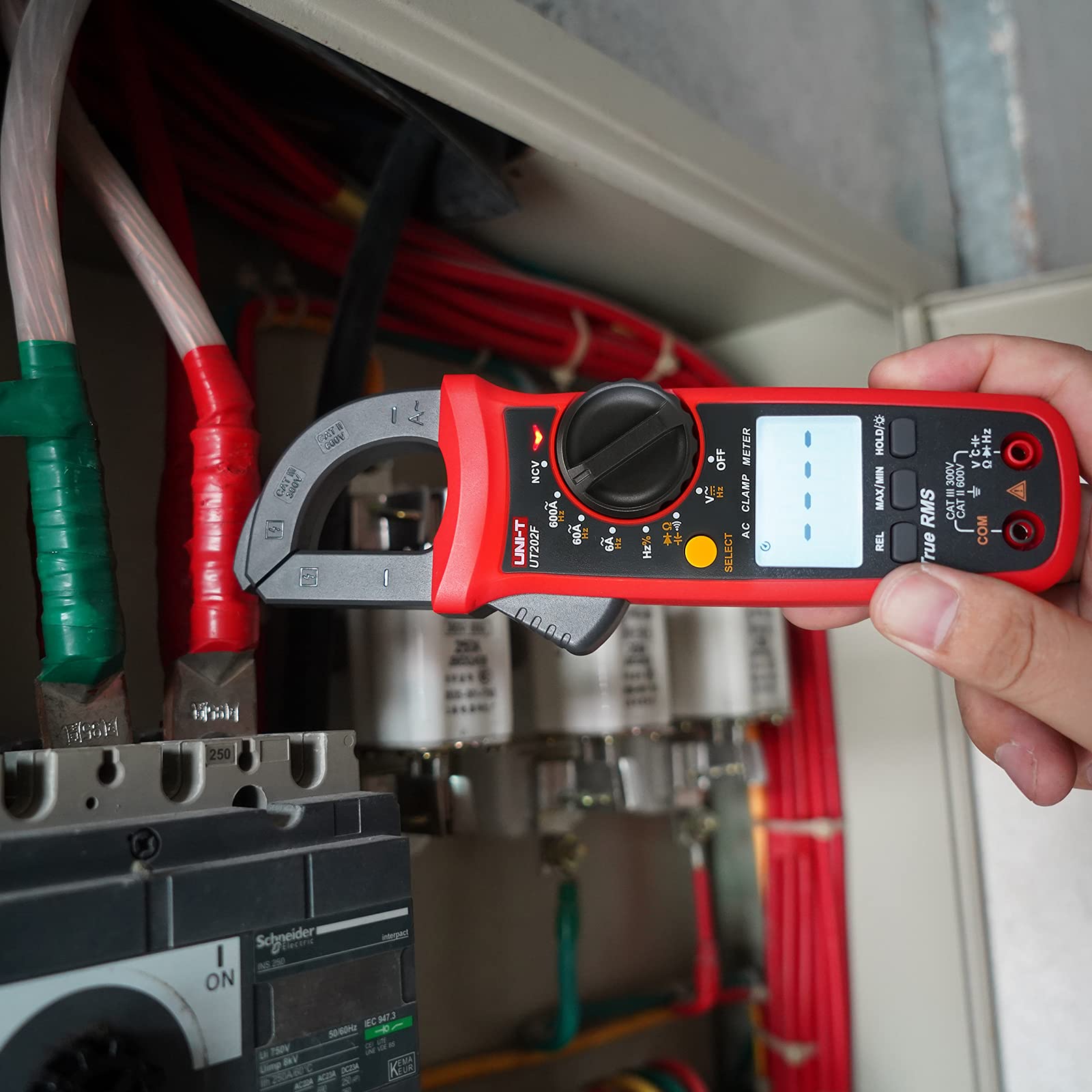 Snapklik.com : UT202F Digital Clamp Meter AC Current TRMS Volt Ohm Amp ...