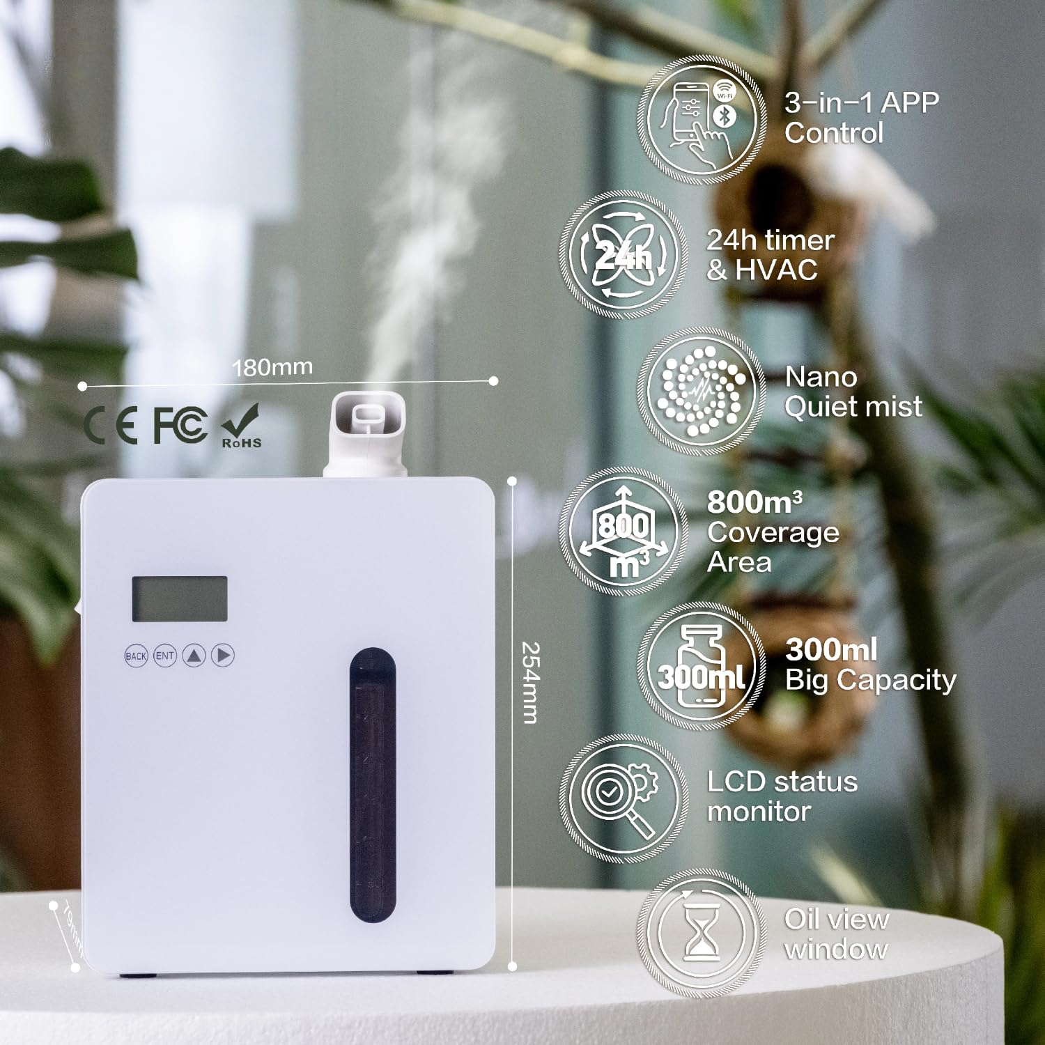Snapklik.com : Upgraded 2000 Sq.Ft Smart Scent Machine -HVAC System ...