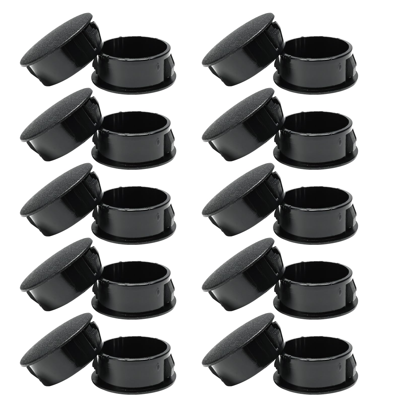 Snapklik.com : 20PCS 1 In/25 Mm Plastic Plug For Round Hole, Snap In ...