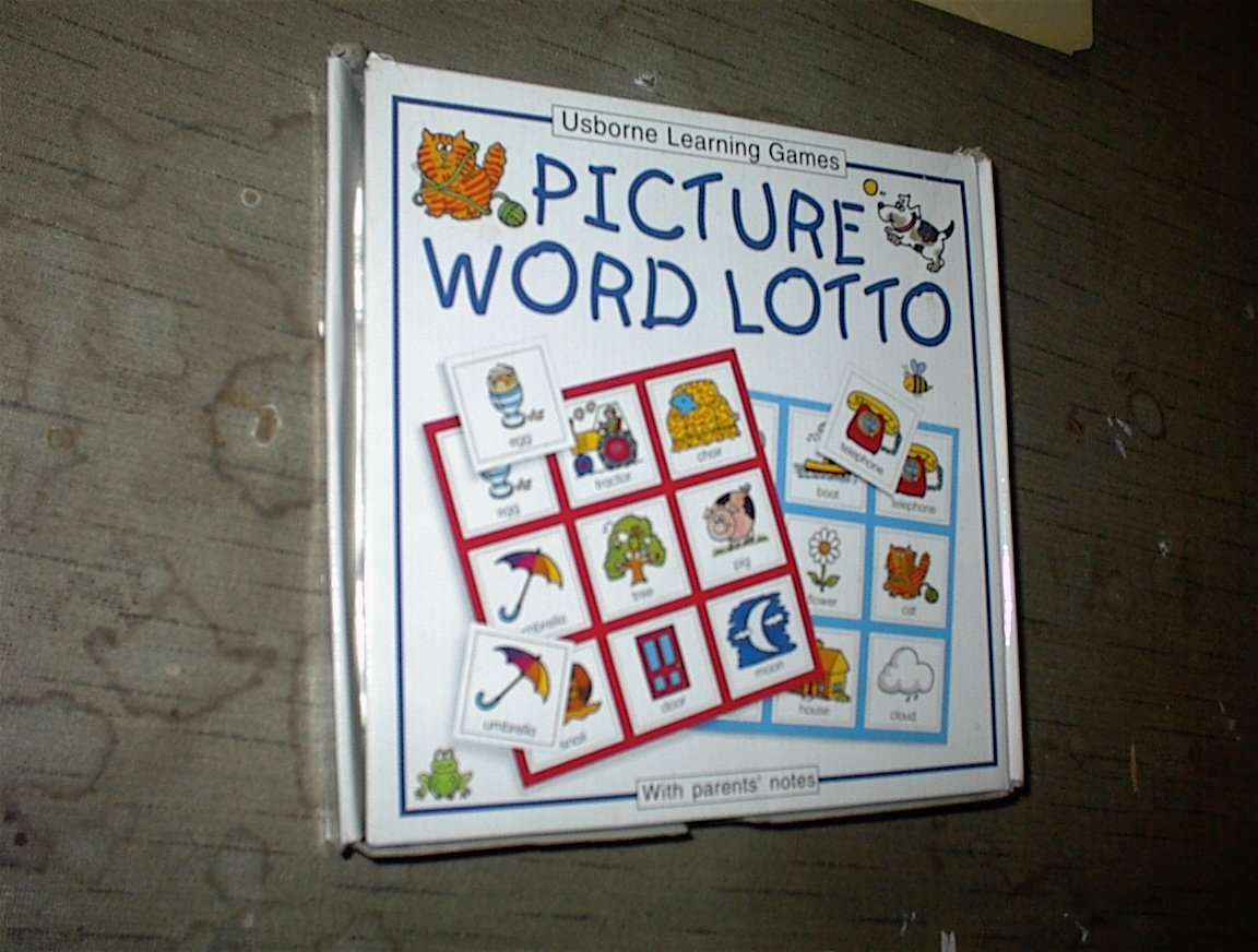 Learning Games Picture Word Lotto: Picture Word Lotto : Amazon.in: Books