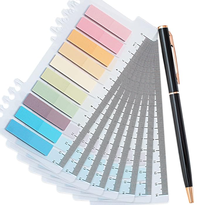 Buy 1600 Pcs Sticky Tabs Page Markers Annotation Tabs, Transparent ...