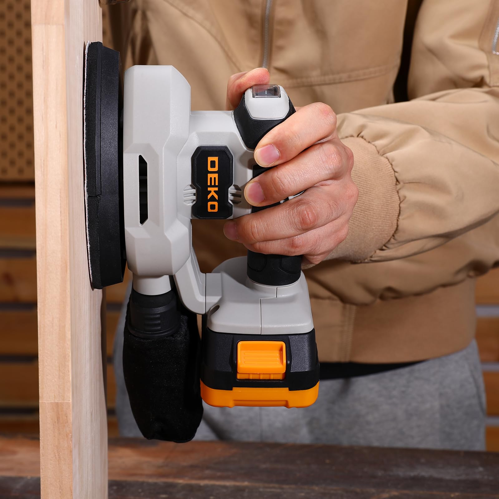 Snapklik.com : Cordless Detail Sander: DEKOPRO Multi-Function Mouse ...