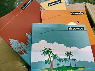 Classmate Longbook - 297 X 210 mm, 384 Pages, Single line,Pack of 4 ...