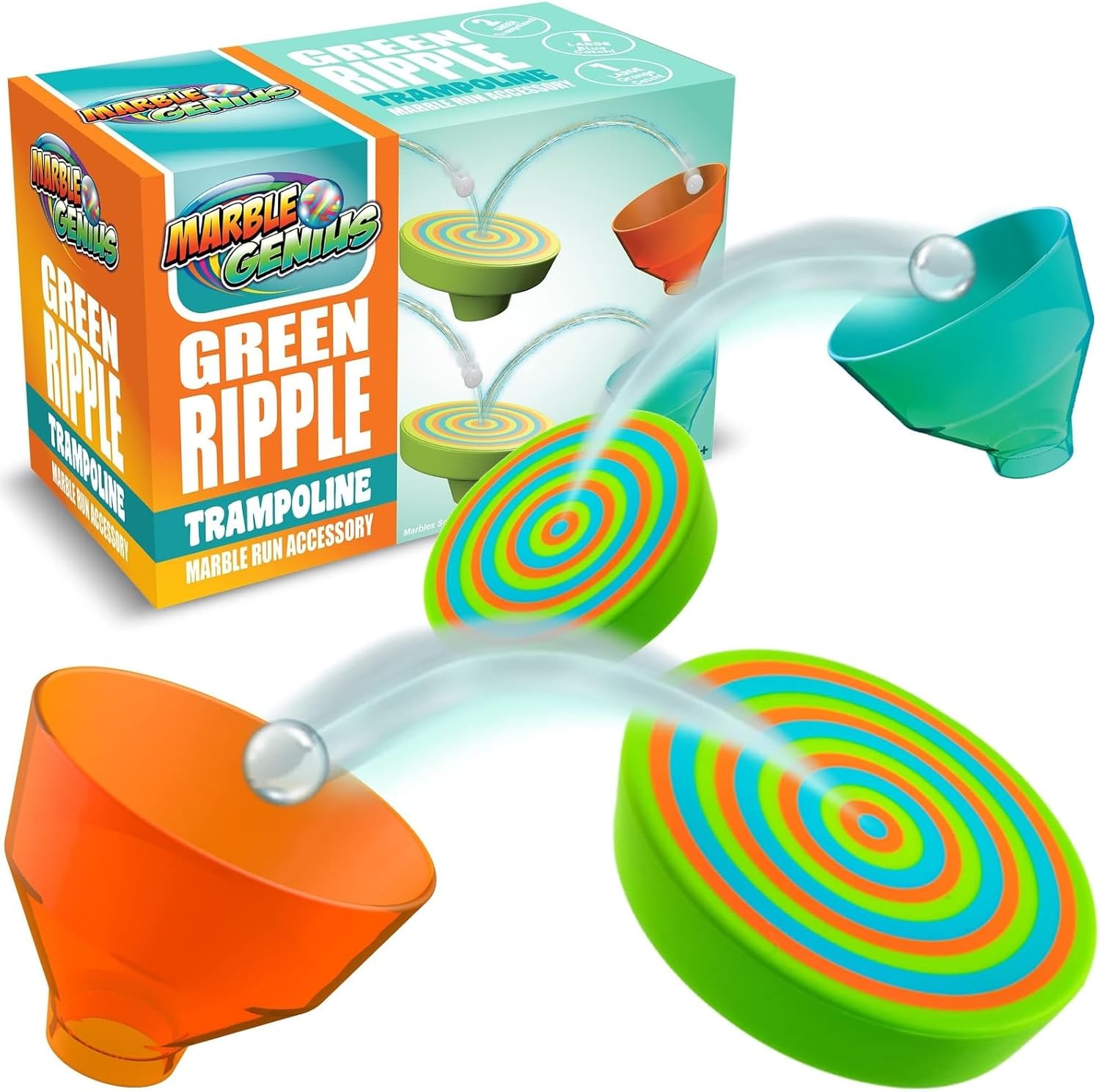 Amazon.com: Marble Genius Stunts Trampoline Set: Includes 2 New ...