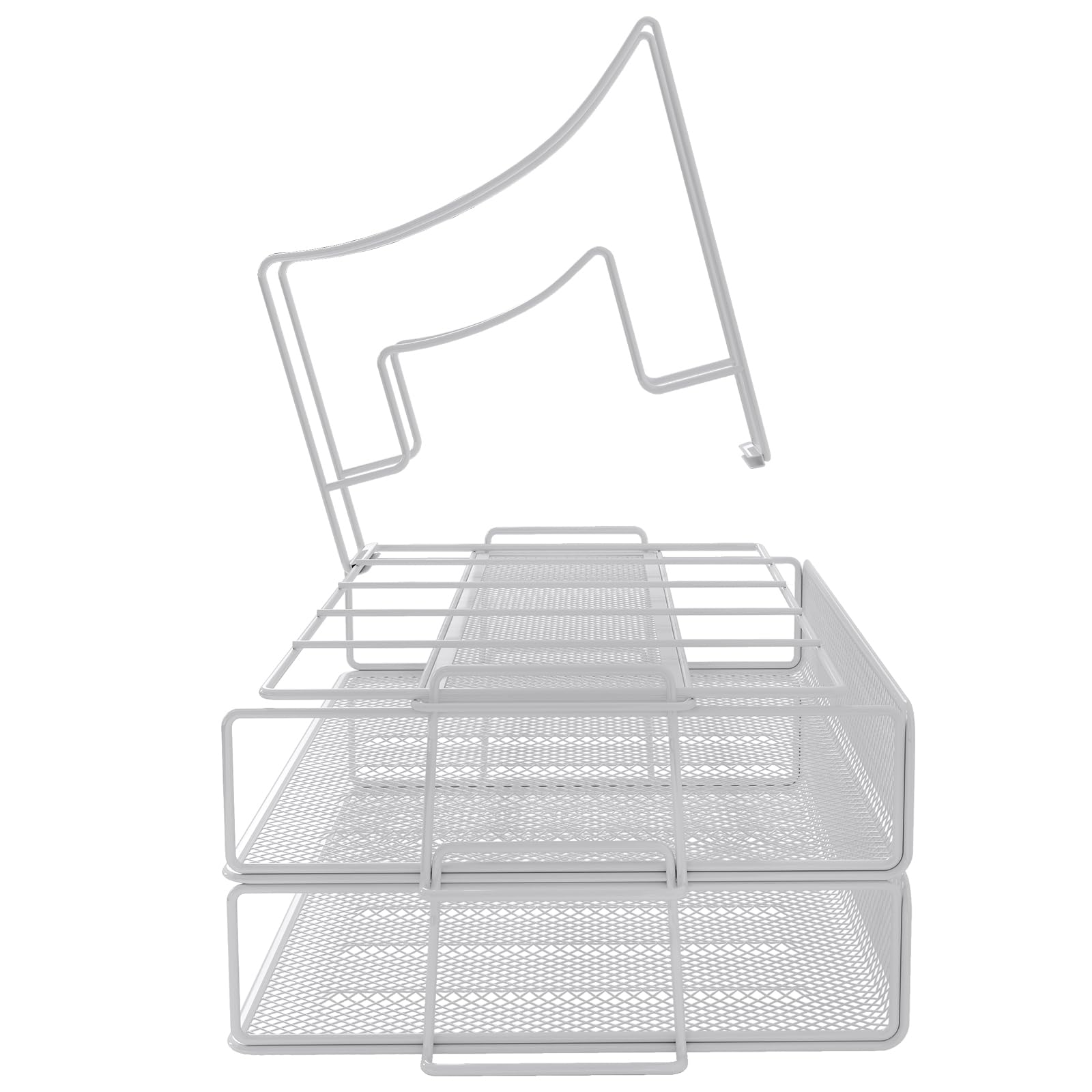 EasyPAG 3 Tier A4 Mesh in Trays Stackable Office Desk Tidy File Holder ...