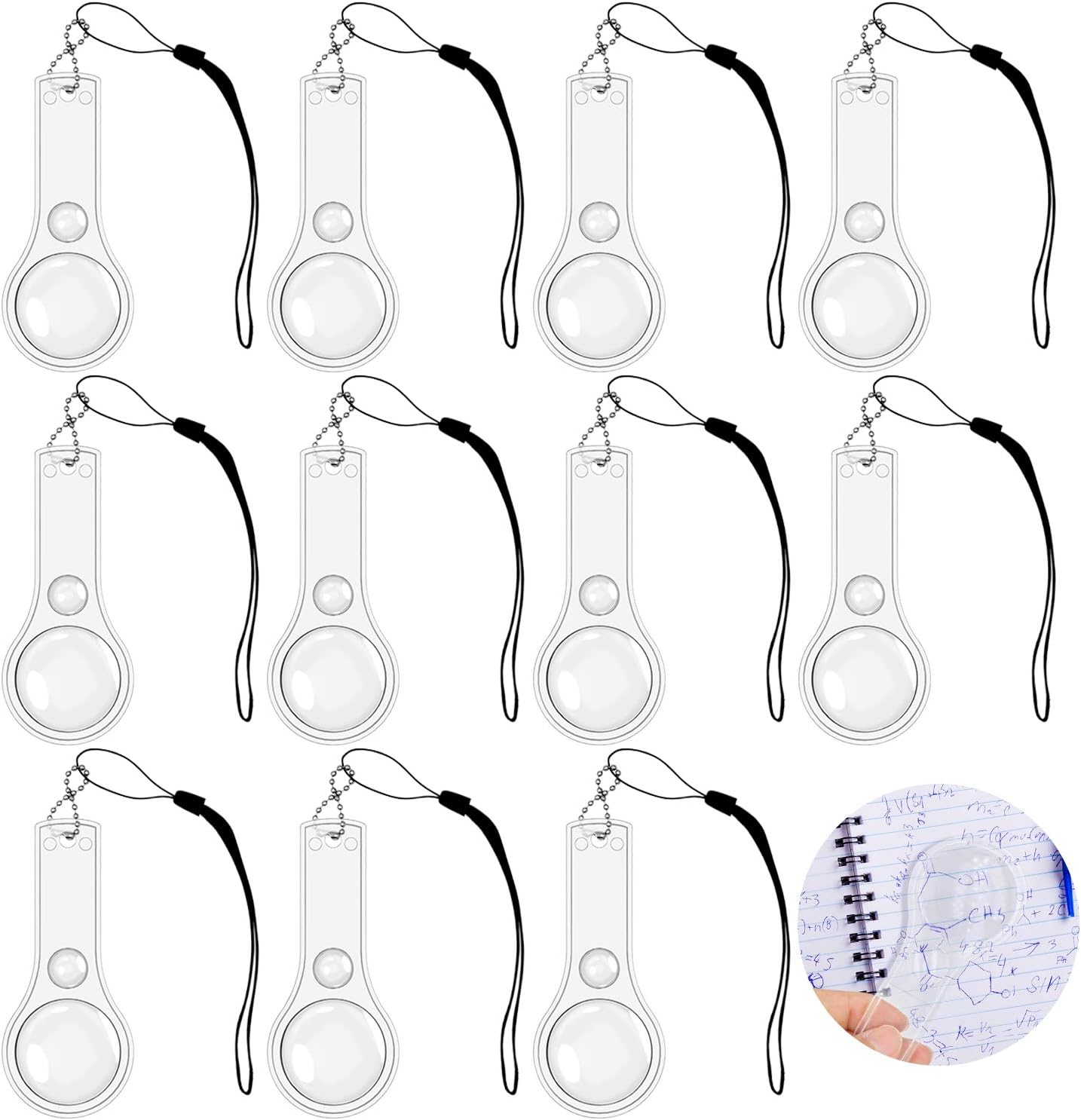 Amazon.com: Hapy Shop 18 Pack Mini Magnifying Glass 3X and 5X ...