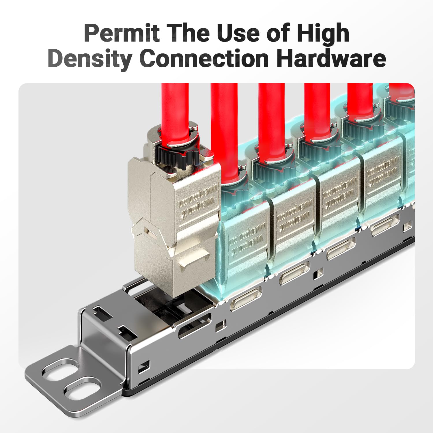 Snapklik.com : AMPCOM 24 Port Blank Keystone Patch Panel - Half U (0.5U ...