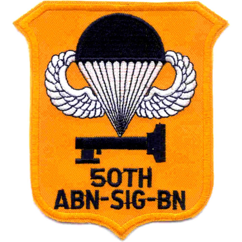 Amazon.com: 50th Airborne Signal Battalion Patch : Clothing, Shoes ...