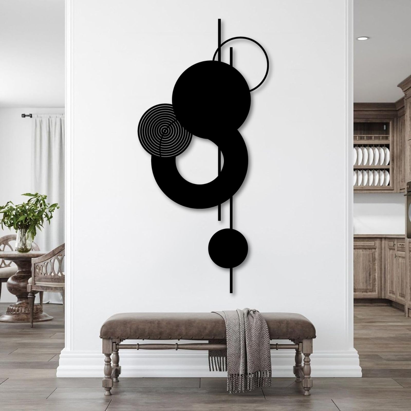 Vertical Metal Wall Sculptures Modern Tree And Birds Metal Wall Art